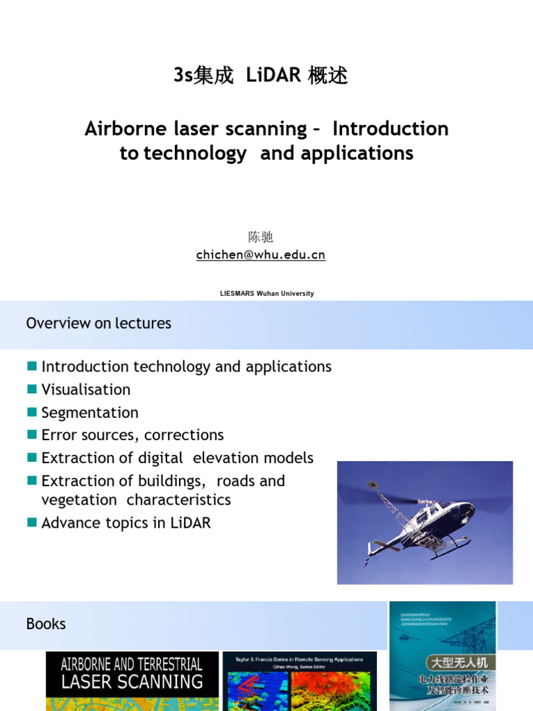 3s LiDAR - 01 - Introduction & Application | PDF | Lidar | Earth Sciences