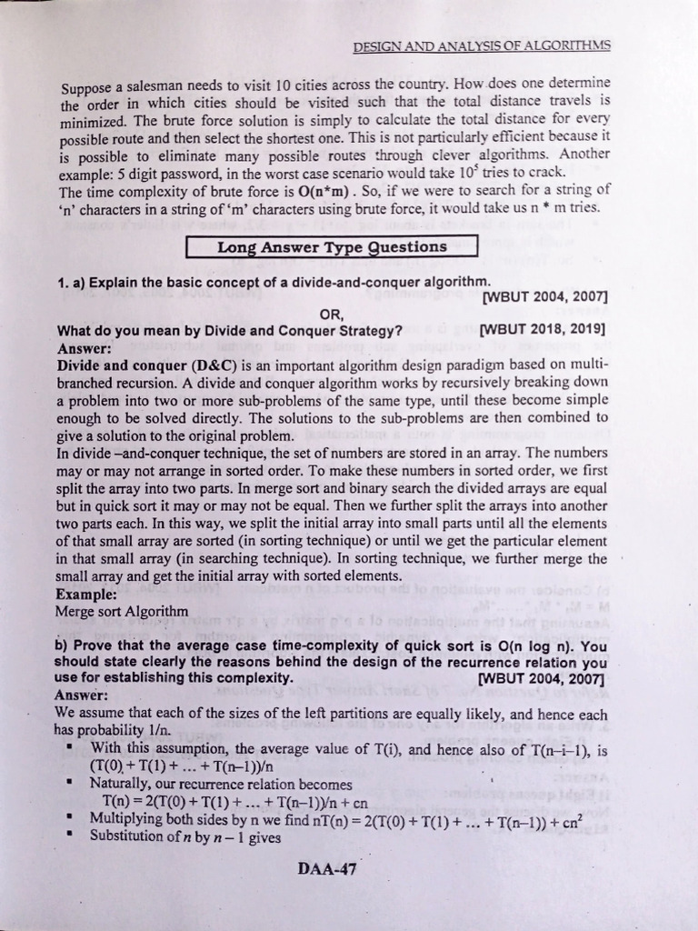 Daa Part 2B | PDF | Dynamic Programming | Computer Programming