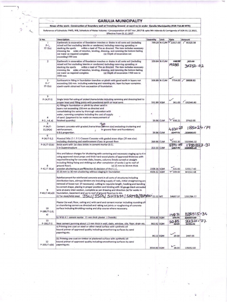 Estimate Drawing | PDF