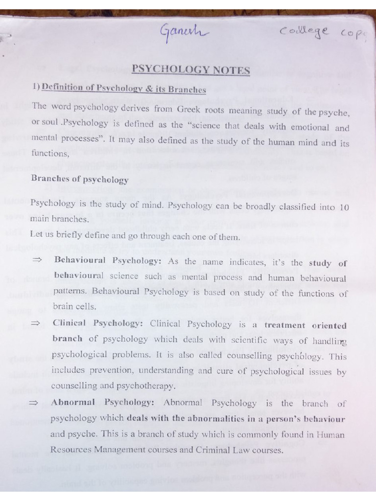 Psychology | PDF
