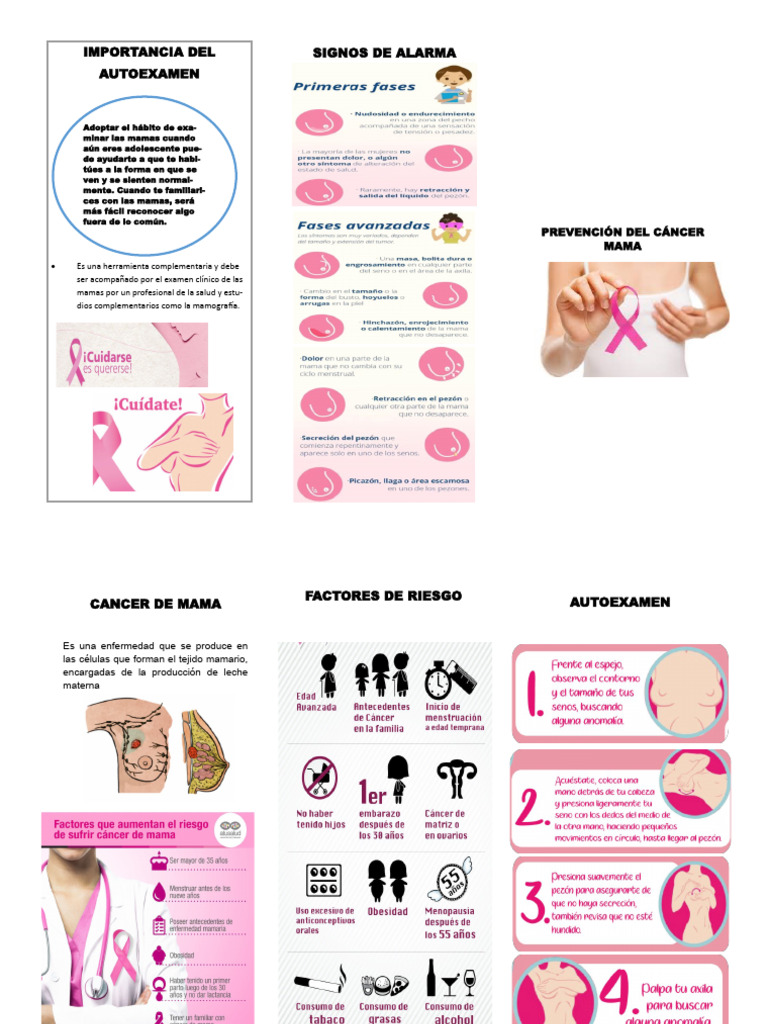 TRIPTICO-PREVENCION-DEL-CANCER-DE-MAMA-6TO-A | PDF