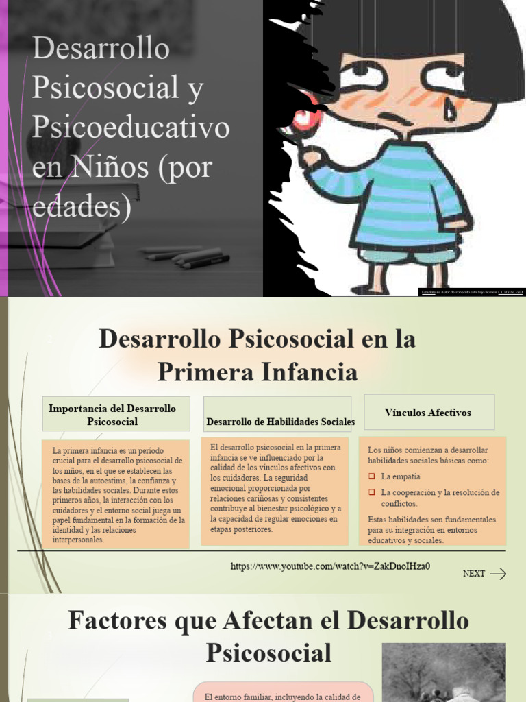 Desarrollo Psicosocial y Psicoeducativo en Niños ALISON | PDF | Las ...