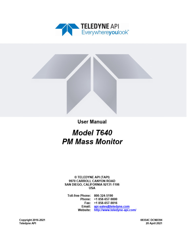 08354C T640 User Manual | PDF | Particulates | Computer Monitor