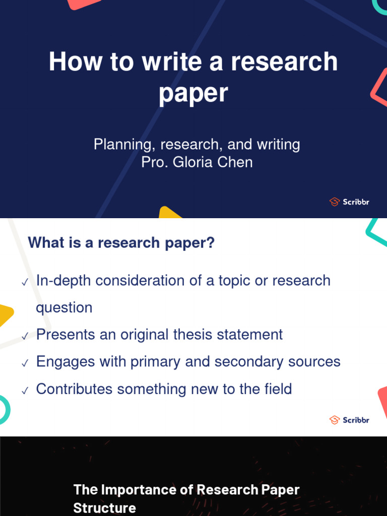 How To Write A Research Paper | PDF | Methodology