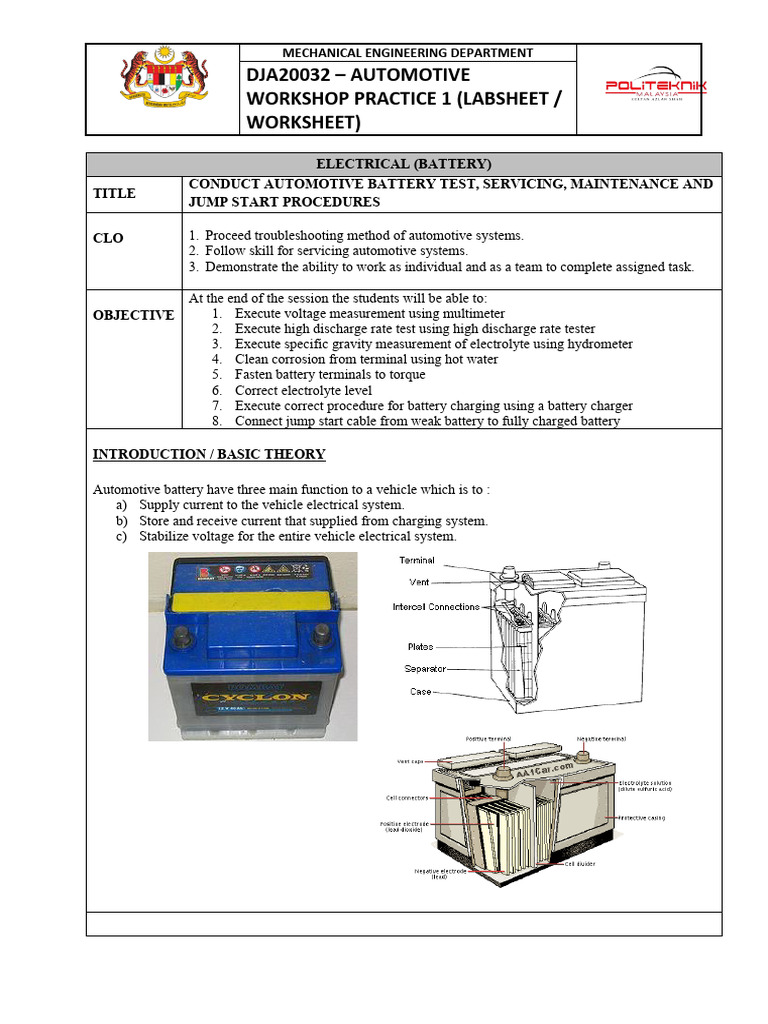 Battery Pdf Battery Charger Electricity