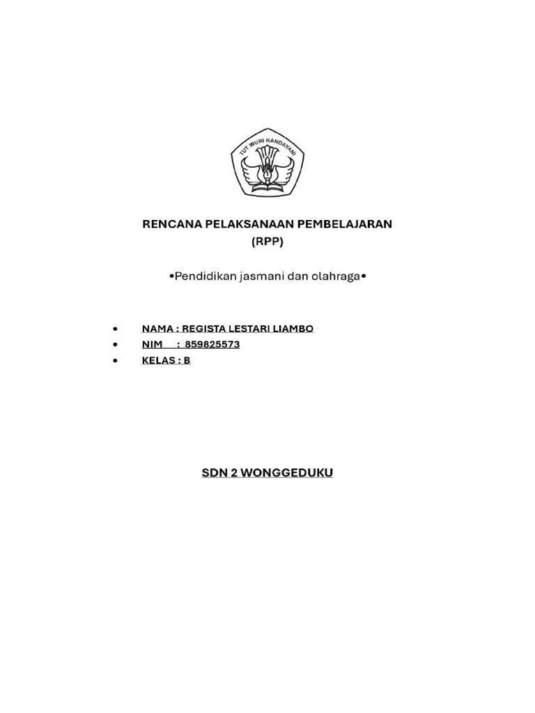 Rencana Pelaksanaan Pembelajaran | PDF | Karier & Perkembangan | Sains & Matematika