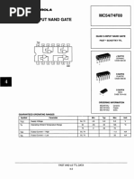 7410 Triple 3-Input NAND Gate Datasheet | PDF | Power Electronics ...