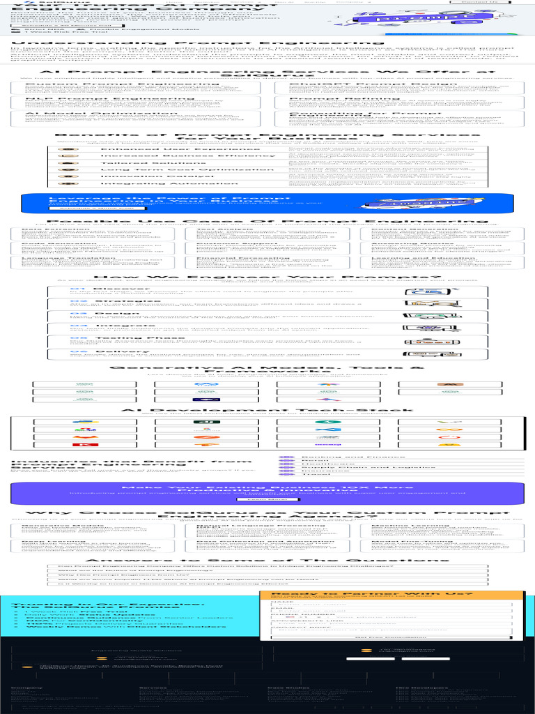 AI Prompt Engineering Services Overview | PDF | Artificial Intelligence ...
