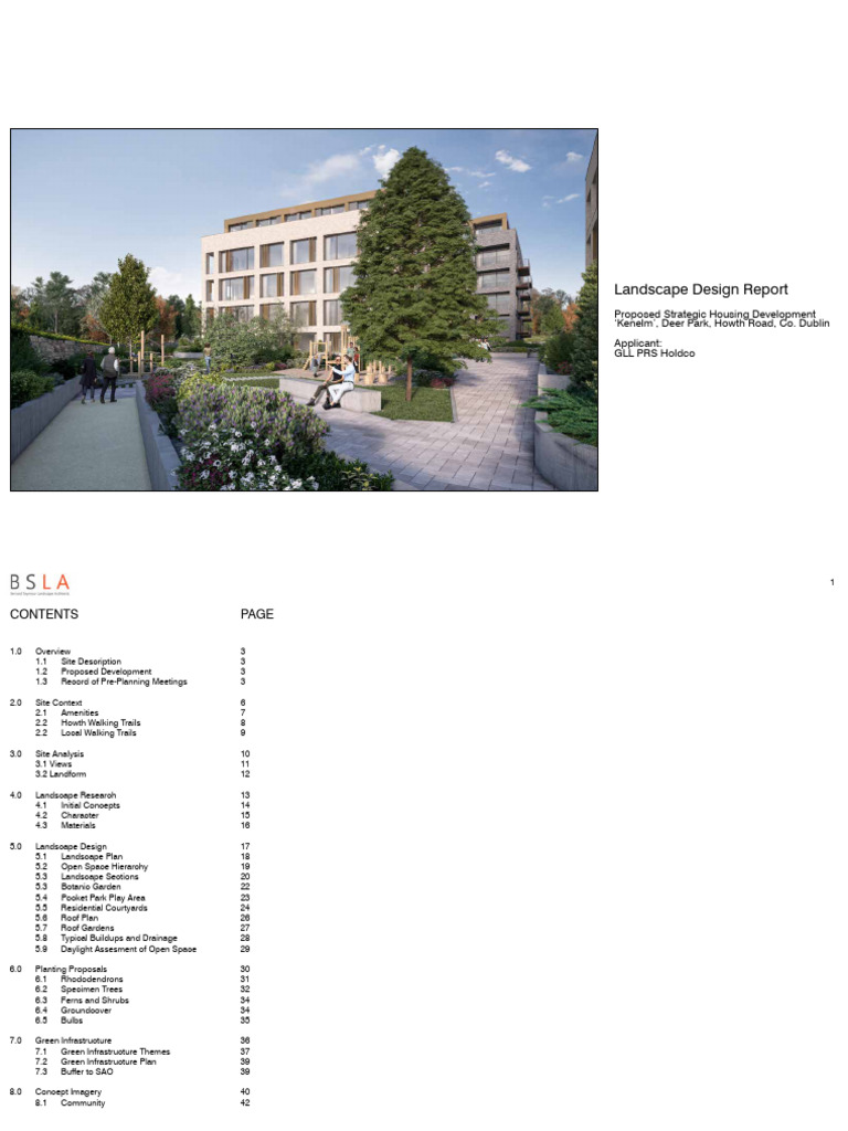 Landscape Design Report | PDF | Green Infrastructure | Infrastructure