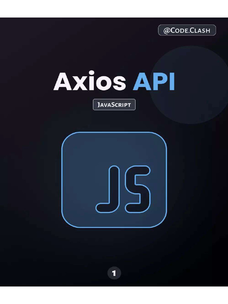 Axious API For JS | PDF