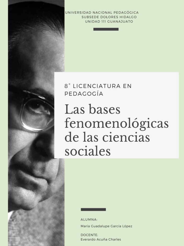Alfred Schutz y la Intersubjetividad Social | PDF | Educación en artes ...
