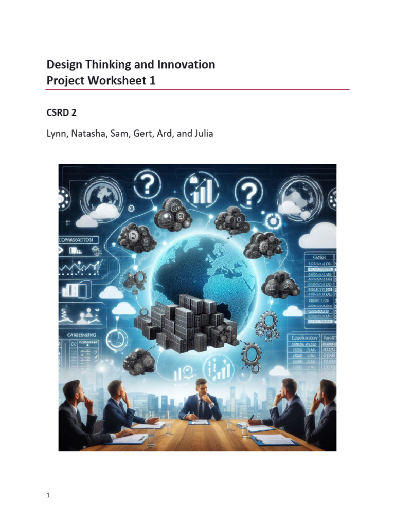 Csrd2-Project Worksheet 1 | PDF | Corporate Social Responsibility ...