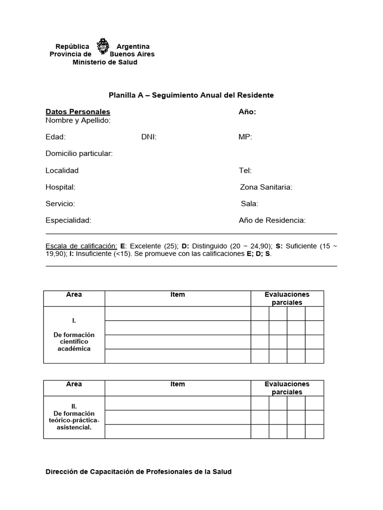 Planillas A y B | PDF | Crecimiento personal y profesional