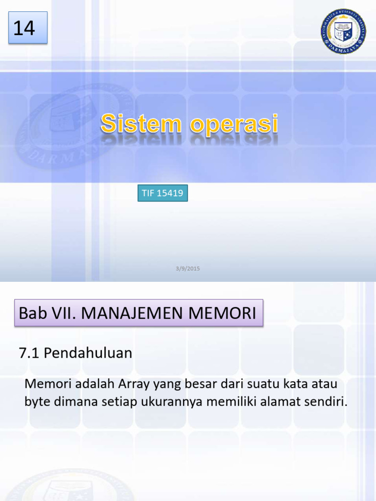 Sistem Operasi | PDF