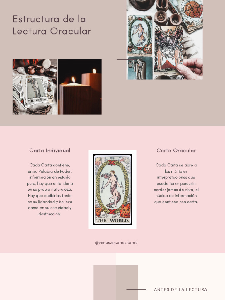 1° Estructura de La Lectura Oracular | PDF