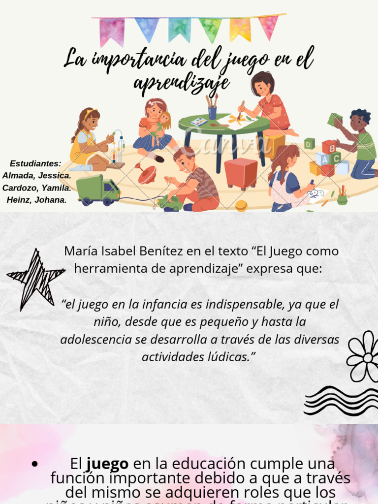 La Importancia Del Juego en El Aprendizaje | PDF | Aprendizaje | Pensamiento