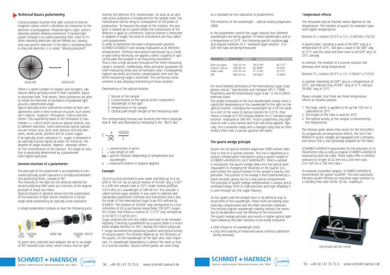Technical Basics Polarimetry | PDF | Polarization (Waves ...