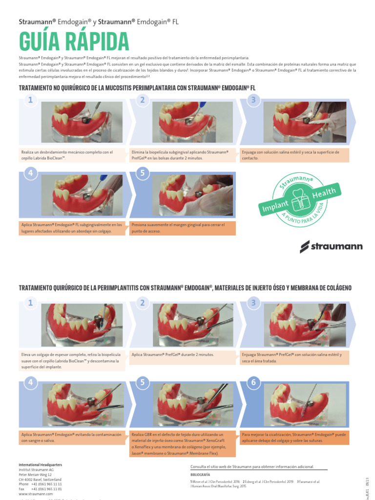 EMDOGAIN GUIA RAPIDA | PDF | Biología | Medicina CLINICA