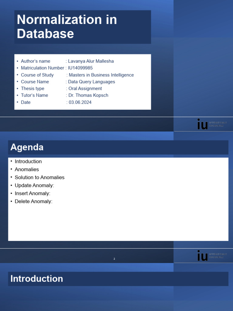 Oral Assignment Exam | PDF