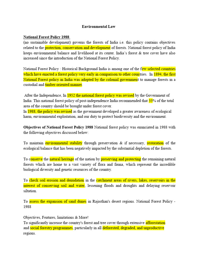 Environment Law Updated | PDF | Conservation Biology | Zoo