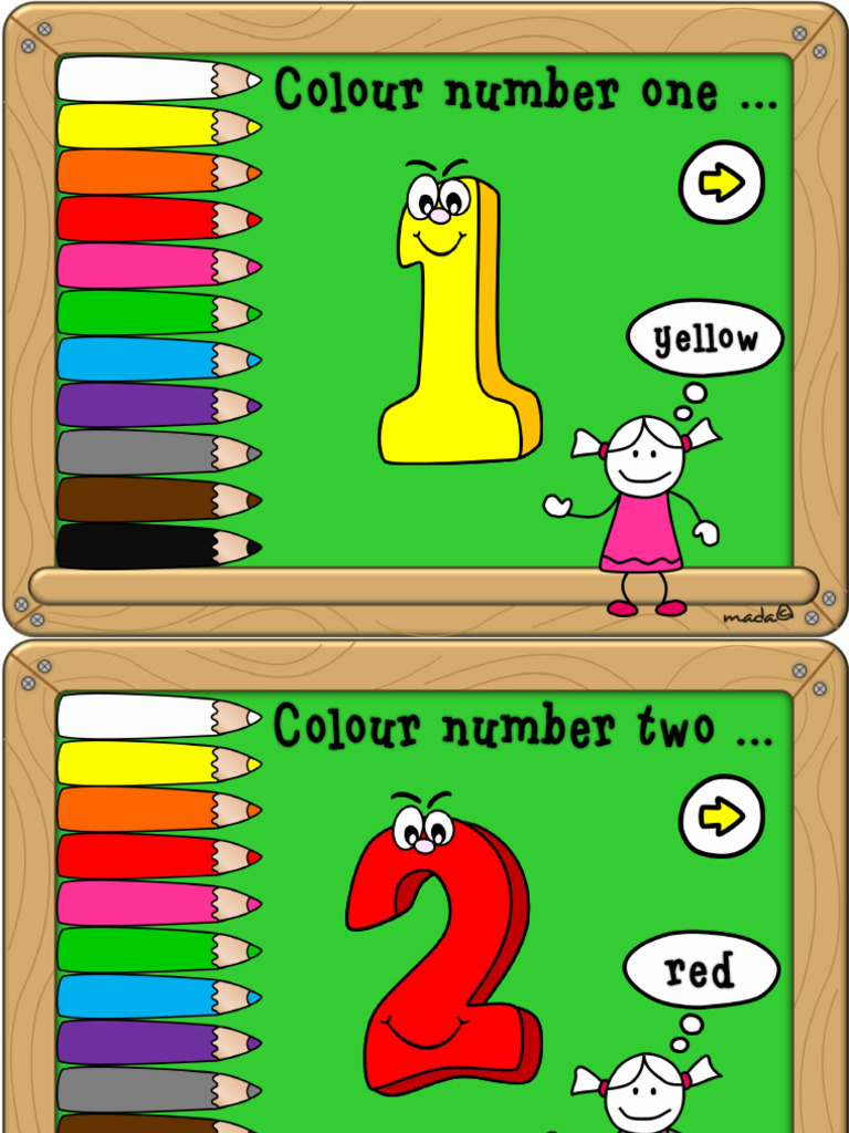 Activity 1 Numbers and Colors | PDF