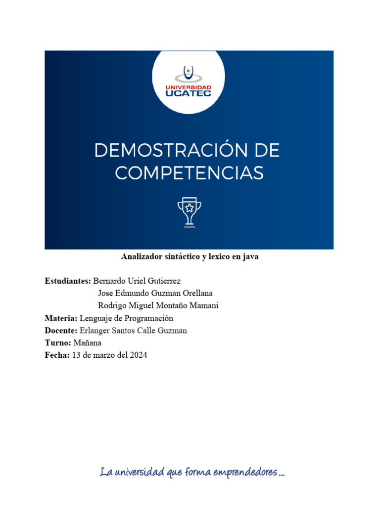 Competencia Java 1 | PDF | Compilador | Analizando