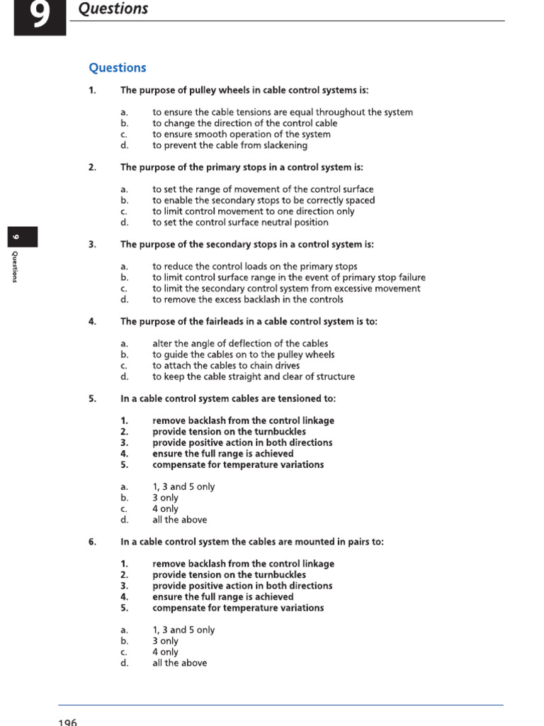 Powered Flying Controls Q & A | PDF