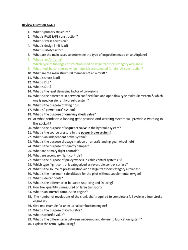 Review Question AGK 2 | PDF | Engines | Electrical Engineering