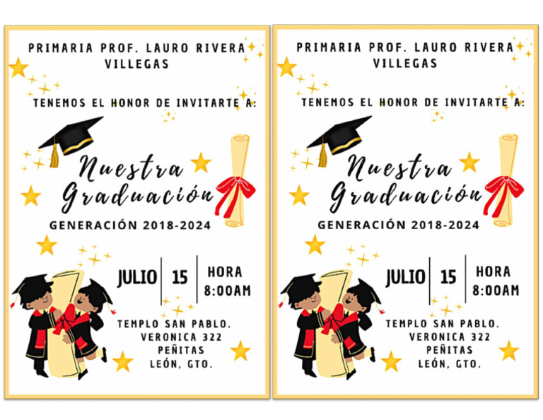 Clausura Invitaciones | PDF