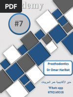 Prosthodontic Diagnostic Index (Pdi) For The Partially Edentulous and ...