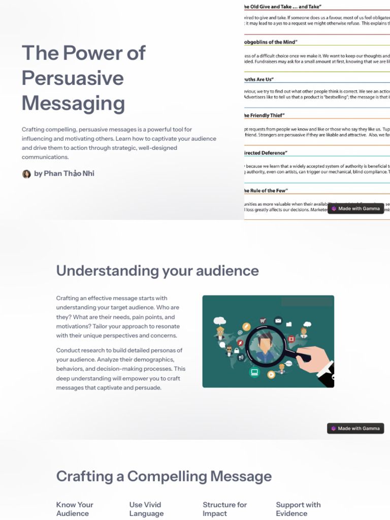 The Power of Persuasive Messaging | PDF | Communication | Cognition