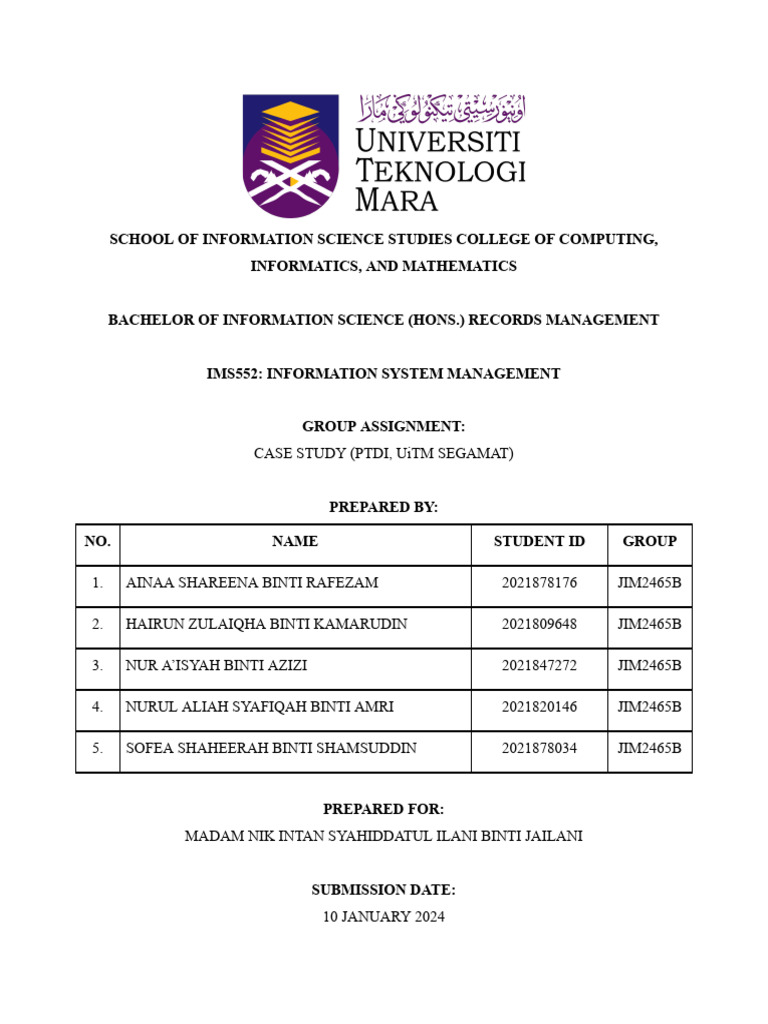 Ims552 Case Study Grouping Assignment | PDF | Libraries | Information