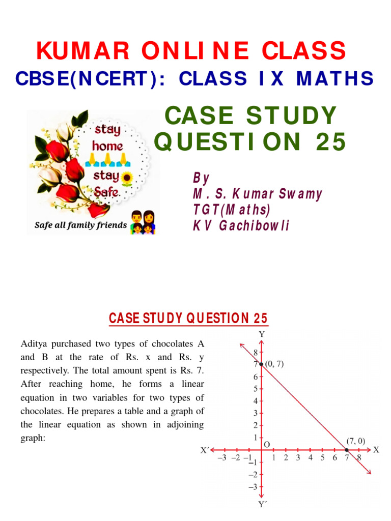 Class IX Maths Case Study | PDF