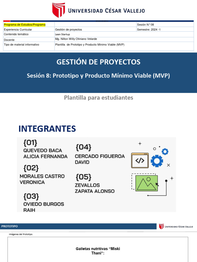G03 - Prototipo y MVP - S08 | PDF