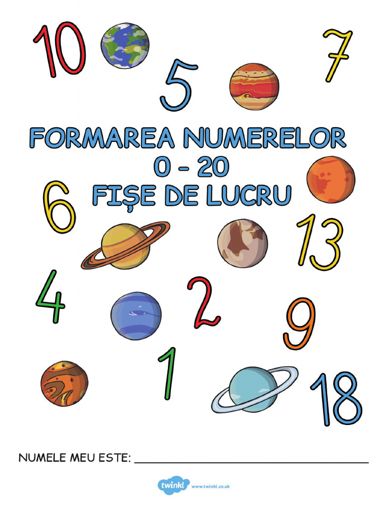 T N 4059 Number Formation Workbook Space Romanian Ver 1 | PDF