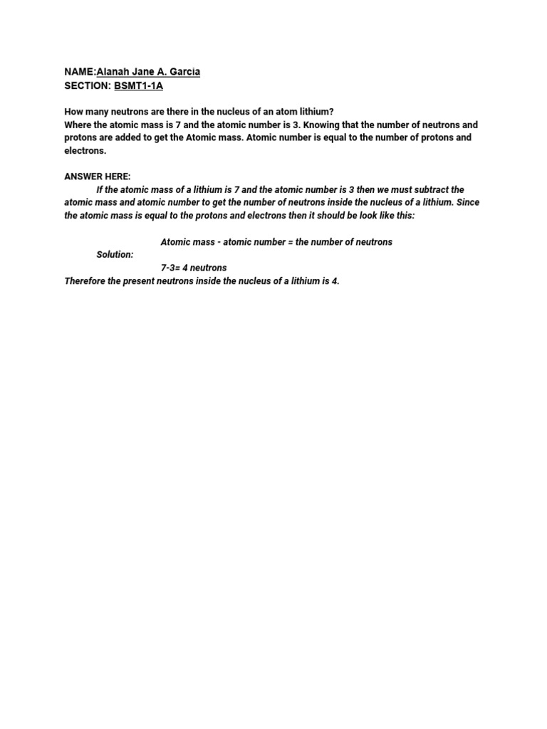 Alanah Jane Garcia Activity 1 | PDF | Language Arts & Discipline ...