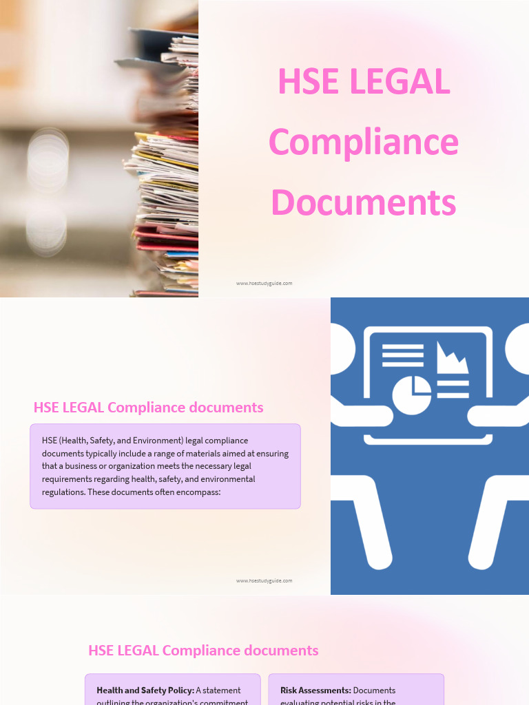 HSE LEGAL Compliance Documents | PDF | Regulatory Compliance ...