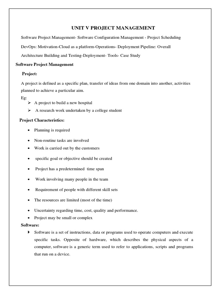 Oose Unit 5 Pdf Cloud Computing Software Testing