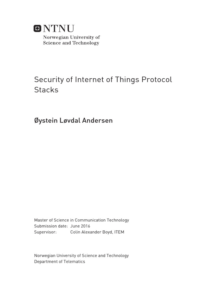 Fulltext | PDF | Internet Of Things | Computer Network