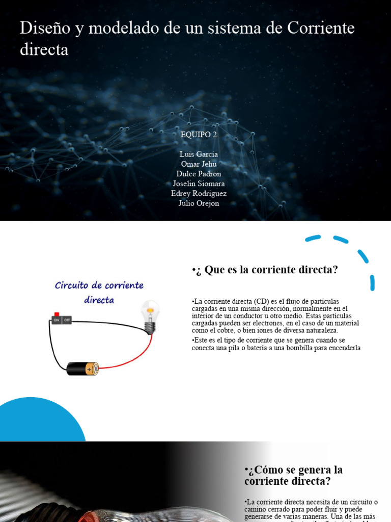 Sistema de Corriente Directa | PDF | Ciencia y matemáticas