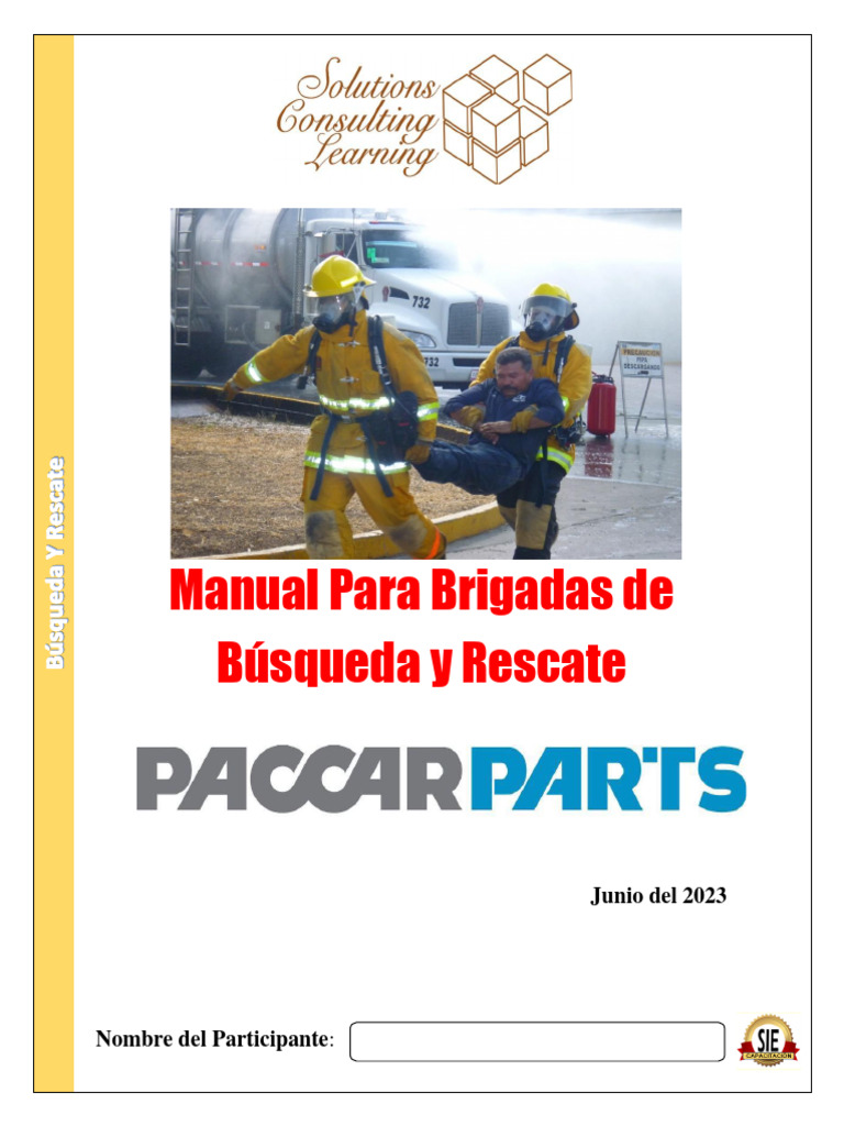 Manual Brigada de Búsqueda y Rescate | PDF | Información | Planificación