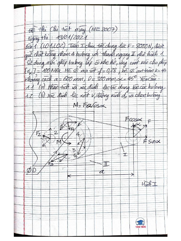 De Dap An Chi Tiet May Tong Hop | PDF