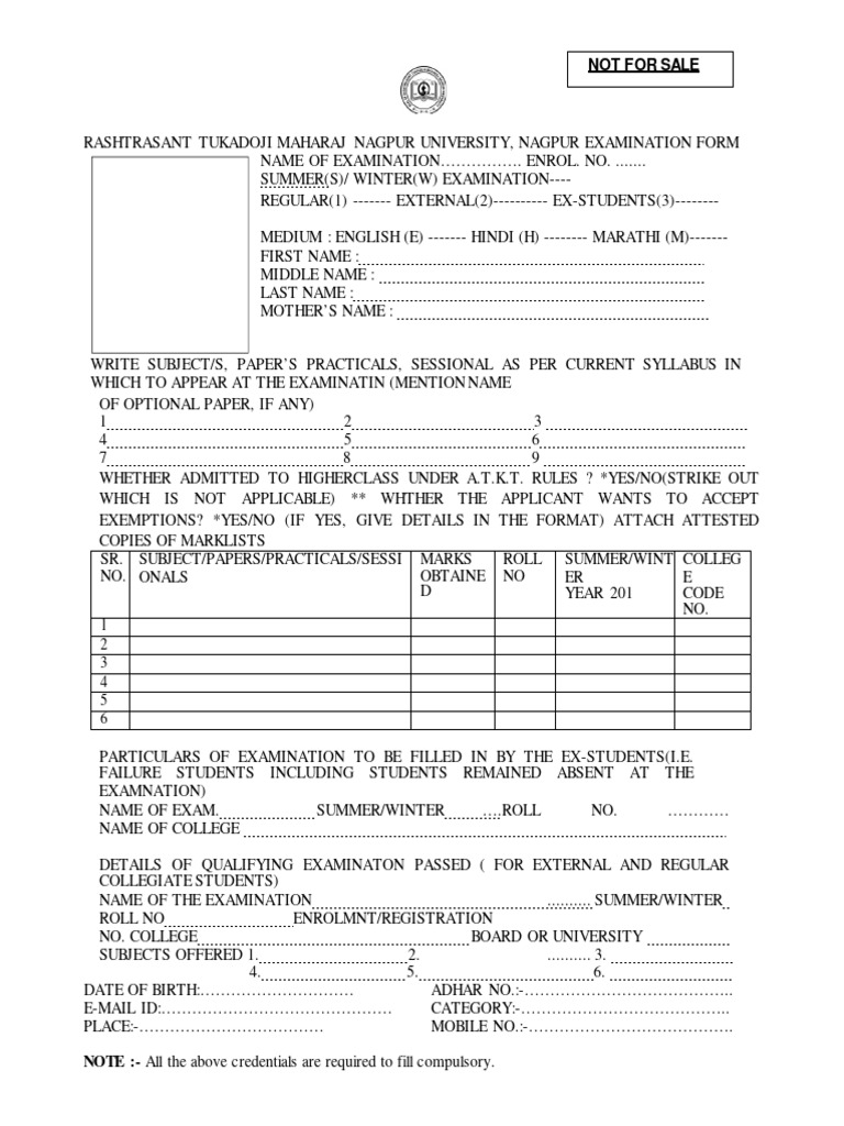 Exam - Form - 19102020 Rtmnu | PDF | Justice | Crime & Violence