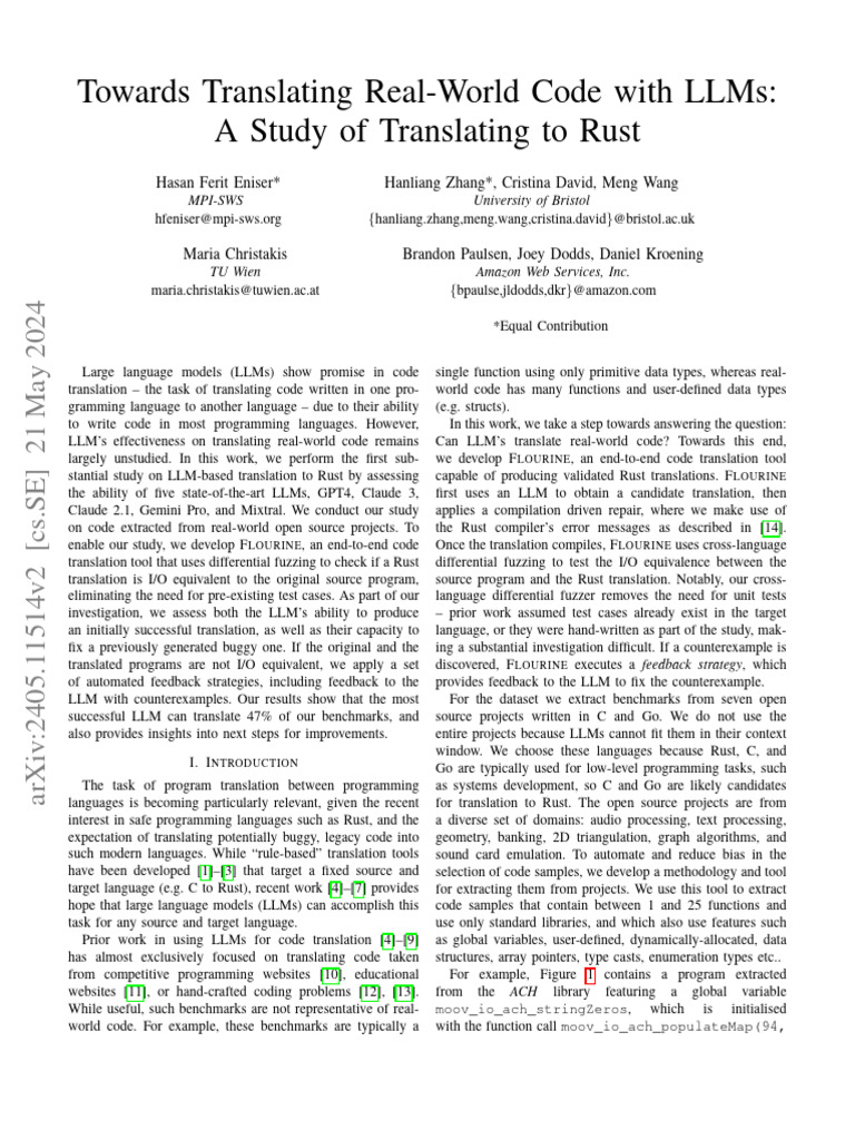 Translation Using LLM (Rust) | PDF | Pointer (Computer Programming) | Json