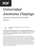 Chapingo A Través Del Tiempo | PDF