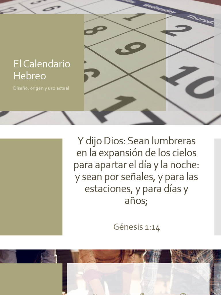 El Calendario Hebreo | PDF | Calendario hebreo | Calendario