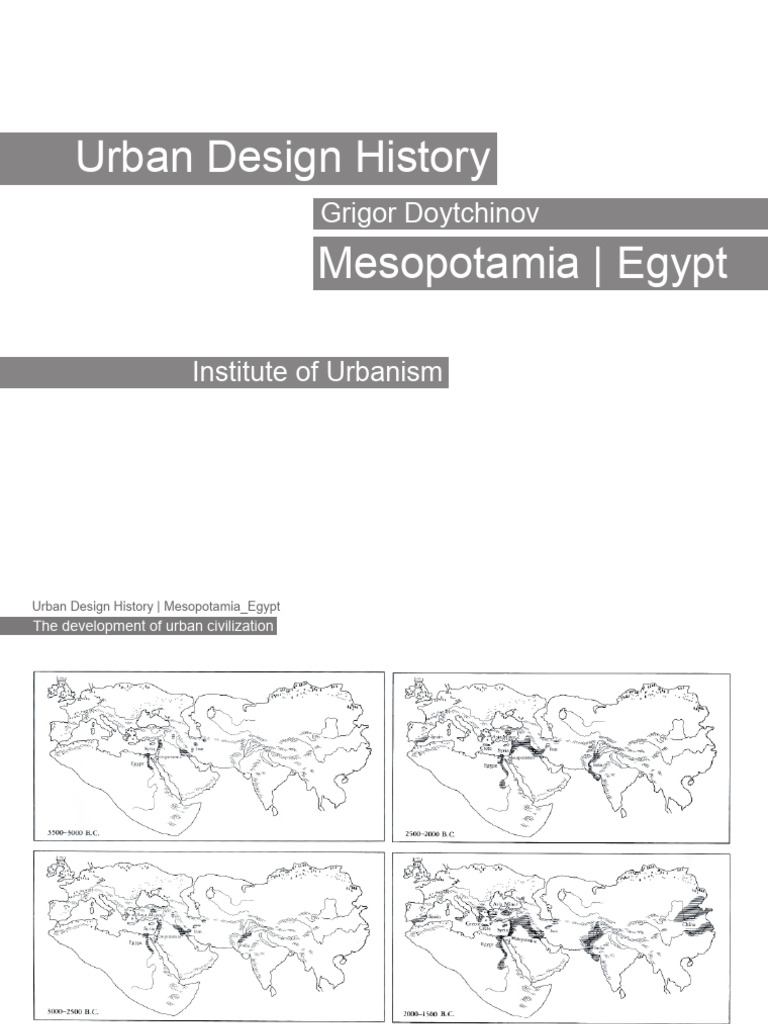 Urban Design in Ancient Mesopotamia | PDF | Mesopotamia | Ur