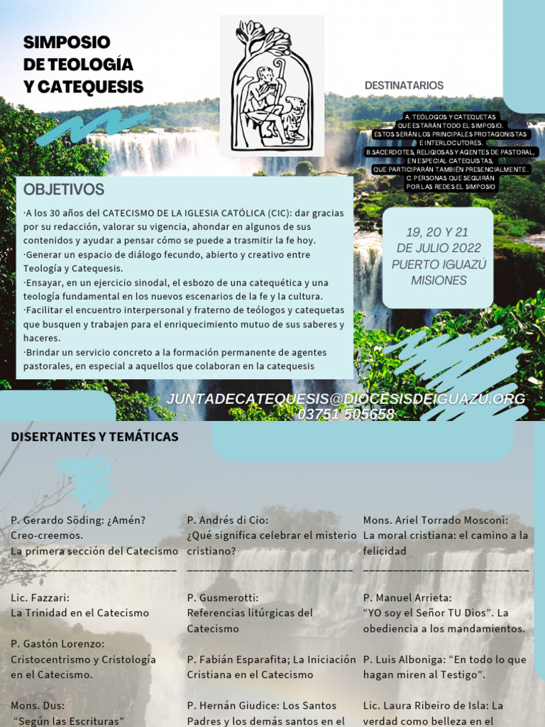 Simposio de Teologia y Catequesis | PDF | Teología | Creencia religiosa ... Simposio de Teologia y Catequesis | PDF | Teología | Creencia religiosa ...