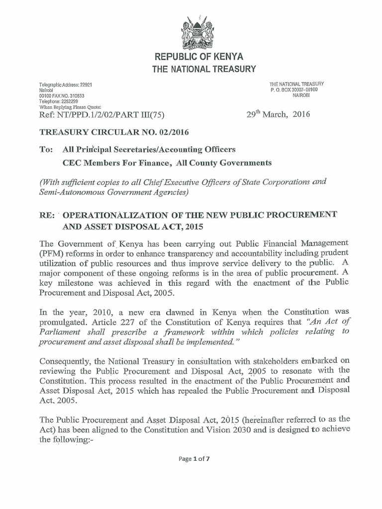 Circular 02 2016 | PDF