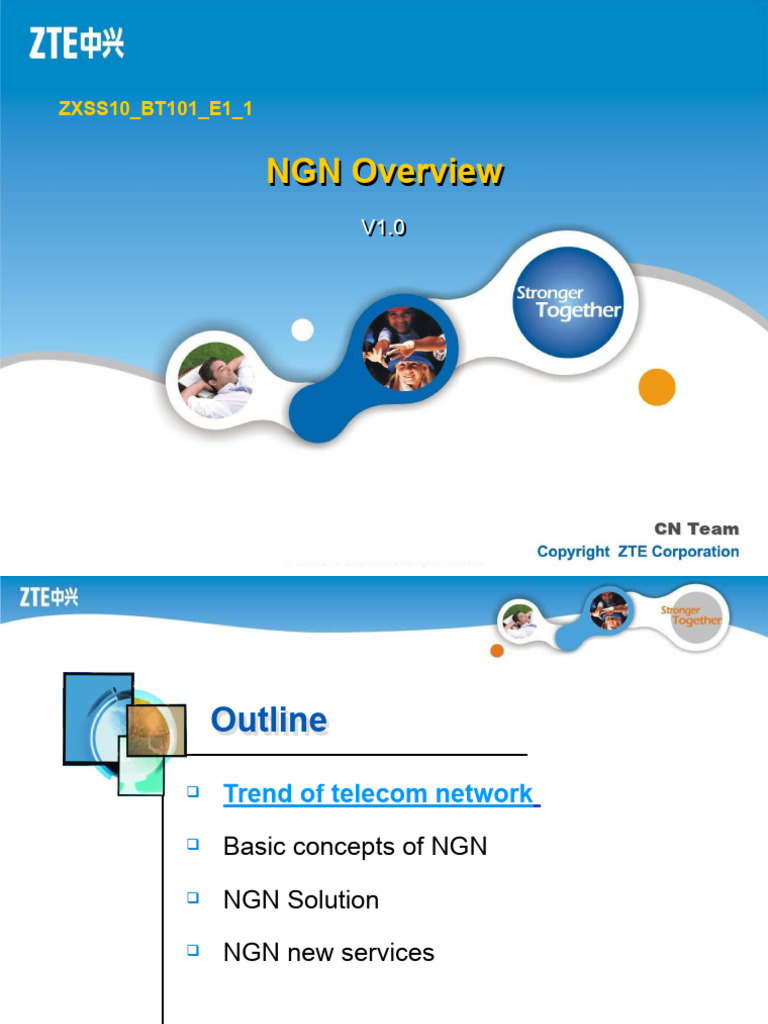NGN-B-EN-NGN Overview-1-PPT-201006 | PDF | Public Switched Telephone ...